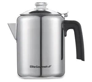 ELITE Gourmet 8-cup Classic Stovetop Coffee Per Colator - One-color