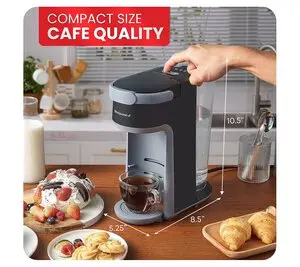 ELITE Gourmet Rapid Brew Technology 2in1 Capsul E Coffee Maker