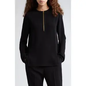 Stella McCartney Iconic Knit Half Zip Top