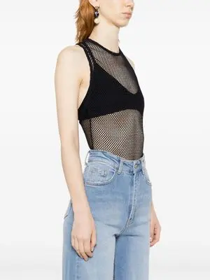 OSKLEN Mesh Sleeveless Bodysuit
