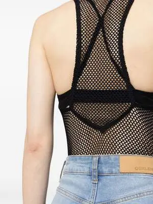 OSKLEN Mesh Sleeveless Bodysuit