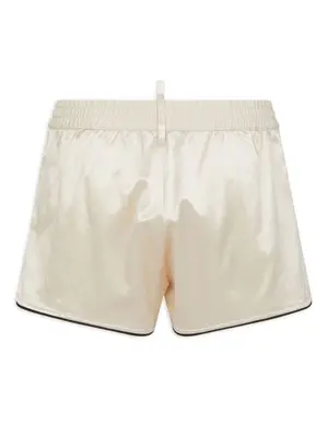 Dsquared2 Logo-embroidered Satin Track Shorts