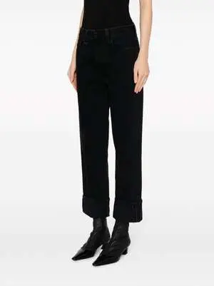 R13 Romeo Low-rise Boyfriend Jeans - Black