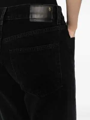 R13 Romeo Low-rise Boyfriend Jeans - Black