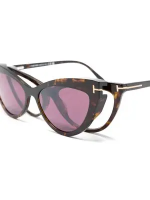 TOM FORD Cat-eye Double-frame Sunglasses