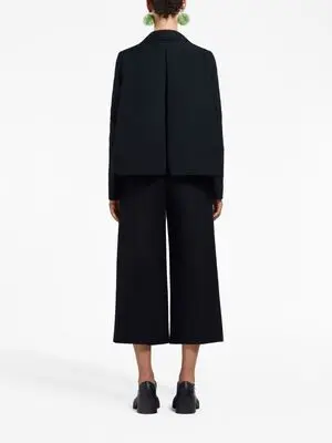 Marni High-waisted Cropped Trousers - Black
