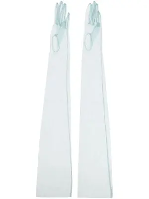 MAISON MARGIELA Tulle Gloves - Green