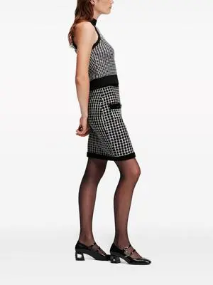 Karl Lagerfeld Bouclé Two-pocket Pencil Skirt