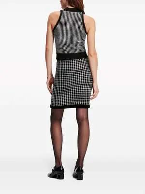 Karl Lagerfeld Bouclé Two-pocket Pencil Skirt