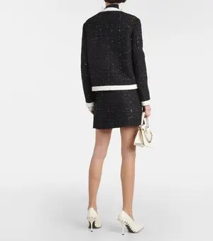 Valentino Garavani Tweed Lamé Jacket