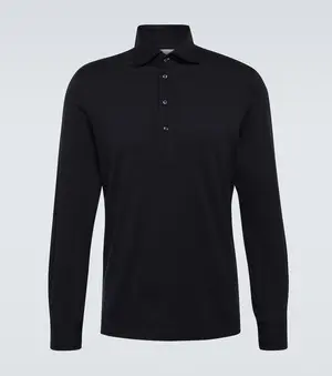 Brunello Cucinelli Cotton Polo Sweater