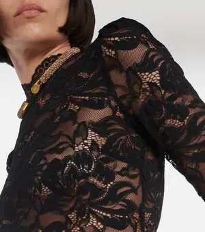 Rabanne Floral Lace Top