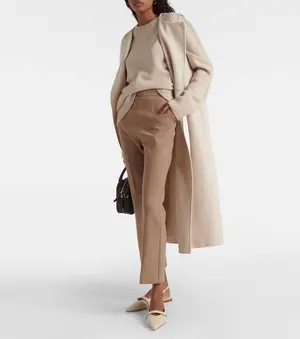 Max Mara Nepeta Straight Pants - Green