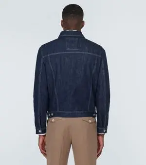 Brunello Cucinelli Denim Trucker Jacket - Blue