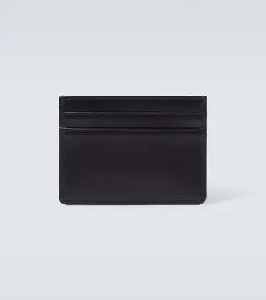Dolce & Gabbana Logo Leather Card Holder - Black