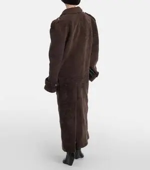 THE MANNEI Rutul Faux Fur-trimmed Coat
