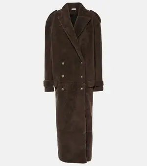 THE MANNEI Oversized Leather Coat