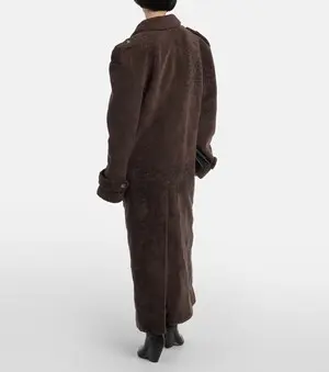 THE MANNEI Oversized Leather Coat