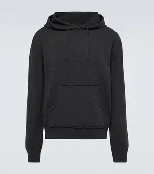 MAISON MARGIELA Wool And Cashmere Hoodie - Grey