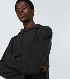MAISON MARGIELA Wool And Cashmere Hoodie - Grey