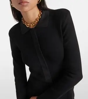 TOM FORD Wool And Silk-blend Maxi Dress