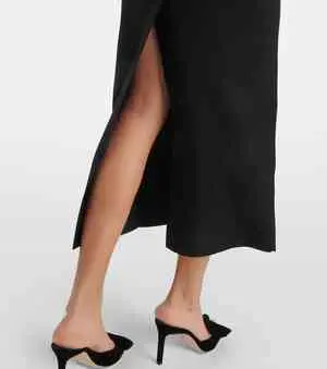 TOM FORD Wool And Silk-blend Maxi Dress
