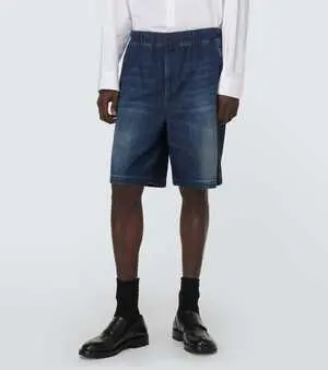 Valentino Garavani Denim Bermuda Shorts