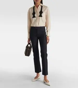 Max Mara Alan Cropped Flared Jeans