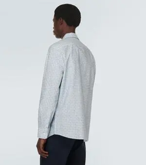 Brunello Cucinelli Printed Cotton Shirt