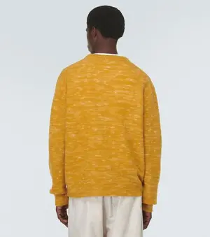 THE ELDER STATESMAN Jasper Cashmere And Mohair-blend Sweater