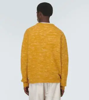 THE ELDER STATESMAN Jasper Cashmere And Mohair-blend Sweater