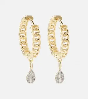 STONE AND STRAND 10kt Diamond Drop Earrings - Gold