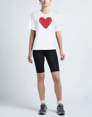 Dsquared2 Printed Jersey T-shirt With Beads - Off White