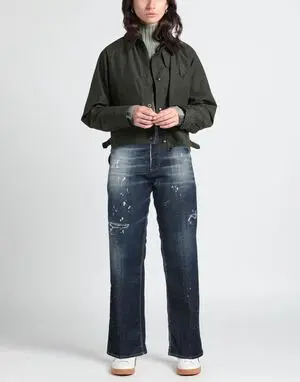 Dsquared2 Straight-leg Jeans With Leather Trims