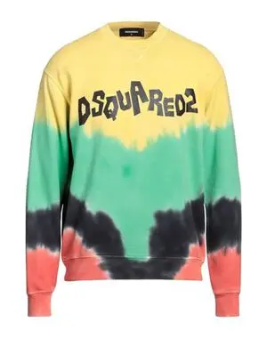 Dsquared2 Cotton Sweatshirt Yellow