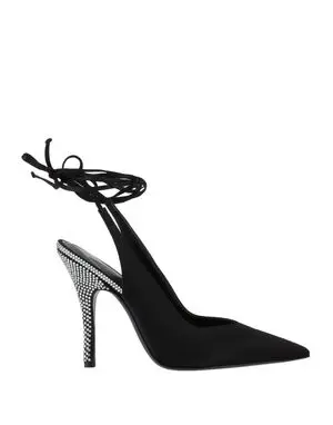 Attico Pumps With Buckle-fastening Ankle Strap - Black