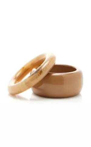 BEN-AMUN Exclusive Riviera Ryan Set-of-two Resin Bangles