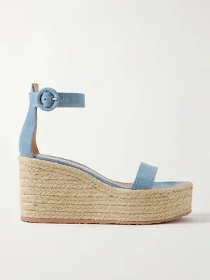 Denim Espadrille Sandals