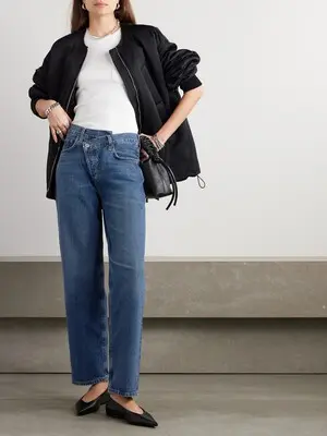 AGOLDE Criss Cross Boyfriend Recycled Jeans