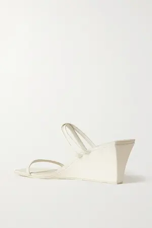 ST. AGNI Net Sustain Wedge Sandals
