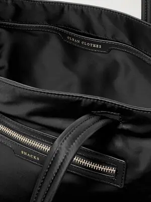ANYA HINDMARCH Baby Leather-trimmed Econyl Tote