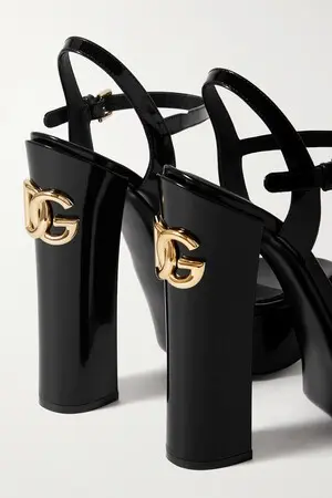 Dolce & Gabbana Keira Platform Sandals - Black