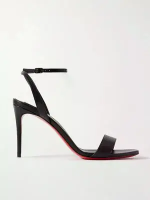 CHRISTIAN LOUBOUTIN Loubigirl 85 Leather Sandals - Black