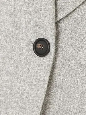 Brunello Cucinelli Crinkled Linen-blend Blazer