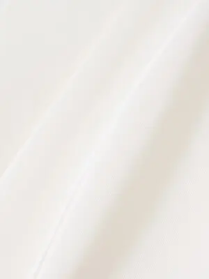 Carolina Herrera Cropped One-shoulder Ruffled Silk-faille Top