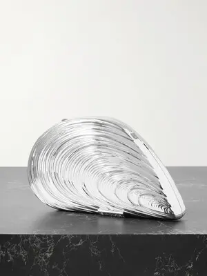 Simkhai Bridget Clutch - Silver