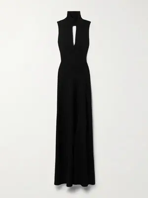 Victoria Beckham Cutout Stretch-knit Gown