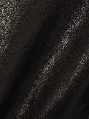 Khaite Danielle Leather Straight-leg Pants