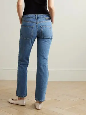 Stella McCartney Net Sustain Falabella Chain-embellished Jeans