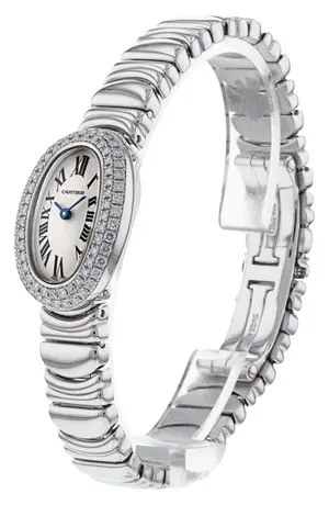 WATCHFINDER & CO. Cartier Preowned Baignoire Diamond Bracelet Watch